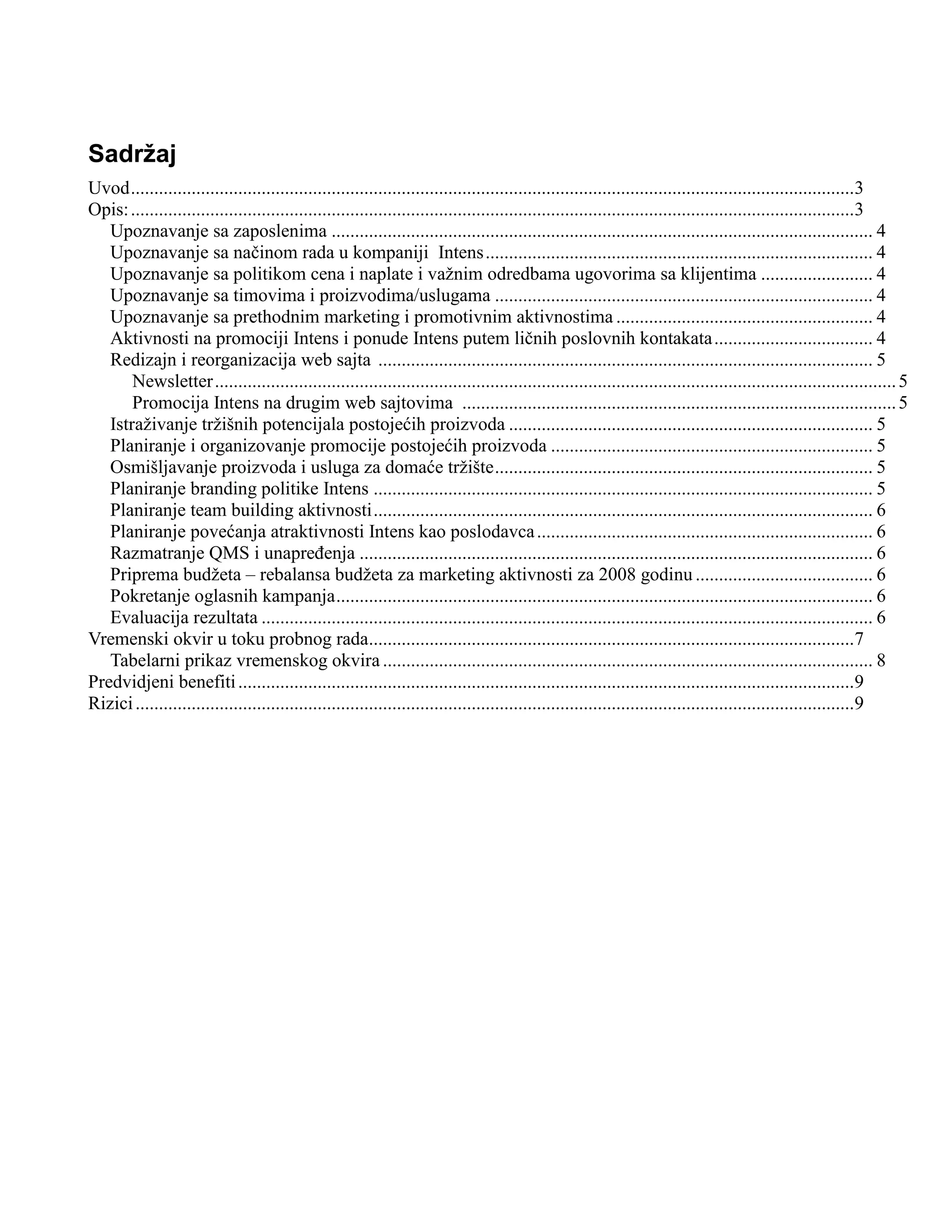 Firma doo-plan-prvih-100-dana | PDF