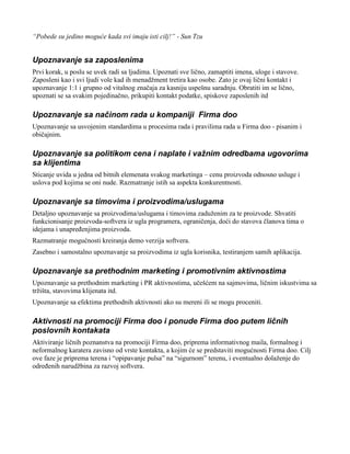 Firma doo-plan-prvih-100-dana | PDF