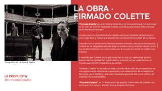 FIRMADO COLETTE - Dossier - La Kimera Teatro | PDF