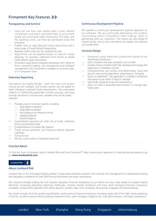 Firmament - Your complete credit and equity valuation solution | PDF