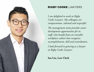 Meet the team at Rigby Cooke Lawyers | PDF