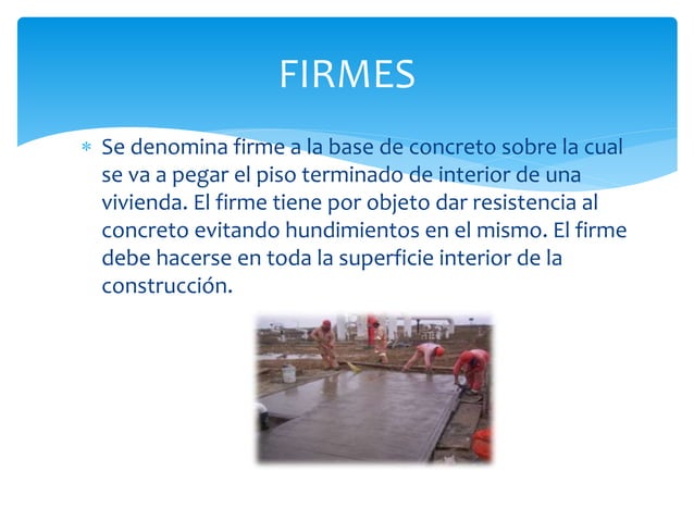 Firmes en la costruccion | PPTX | Civil Engineering Industry | Industries