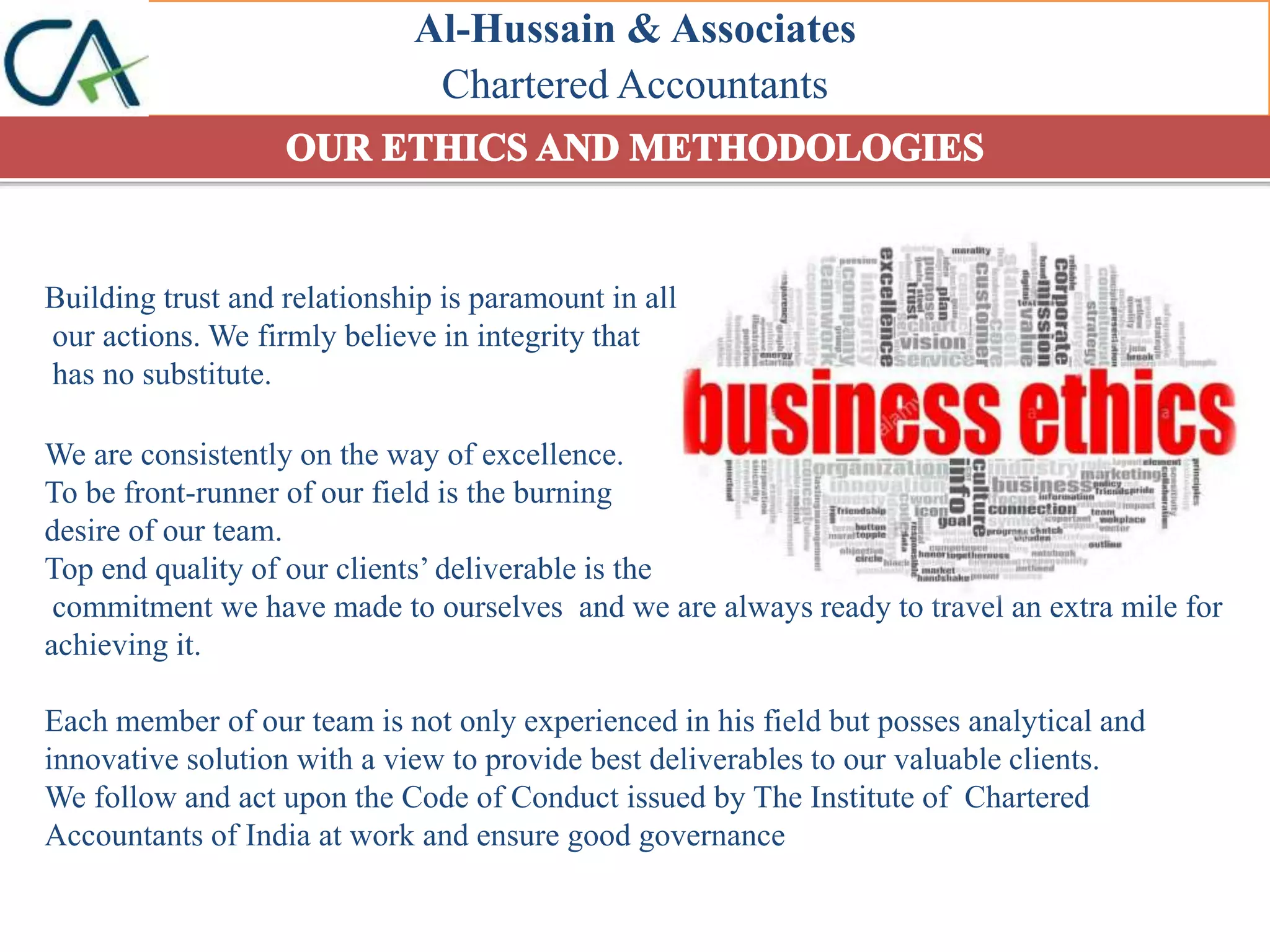 CA Firm Profile | PPTX