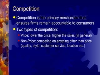 Firms, Competition And Markets | PPT