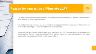 Partnership Firm into LLP | PPT
