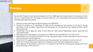 Partnership Firm into LLP | PPT