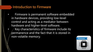Description of an Firmware-Types,Importance and it's Function | PPTX ...