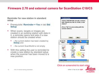 Firmware 2.70 for scan station c10 c5 | PPT