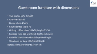 Furniture & Fittings in Interior Decoration | PPTX