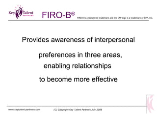 Firo b for slideshare | PPT