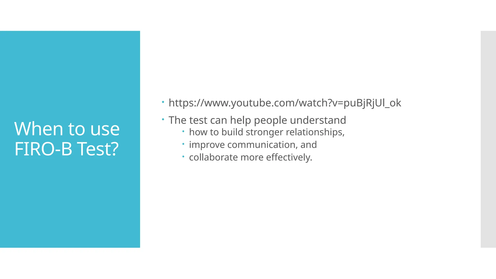 FIRO-B TEST Introduction and administration.pptx