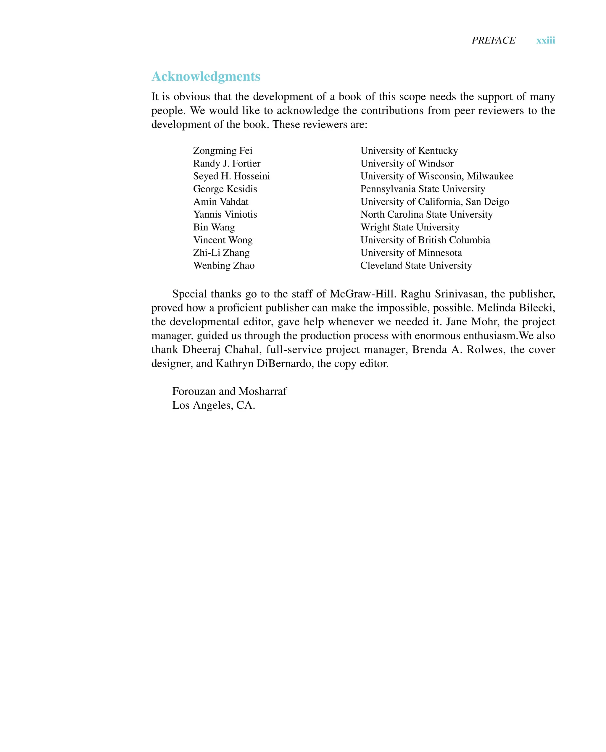 Firouz Mosharraf, Behrouz A Forouzan - Computer Networks - A Top-Down ...