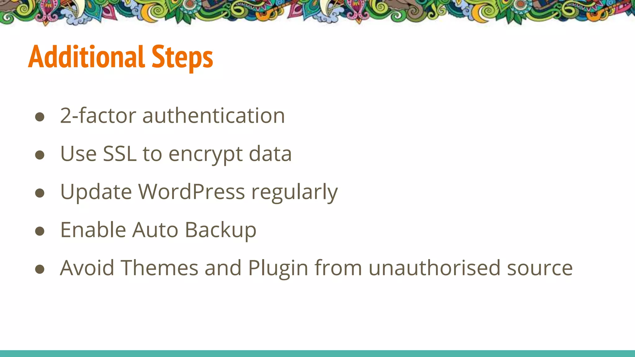 Simple Tips To Secure Your Wordpress Ppt