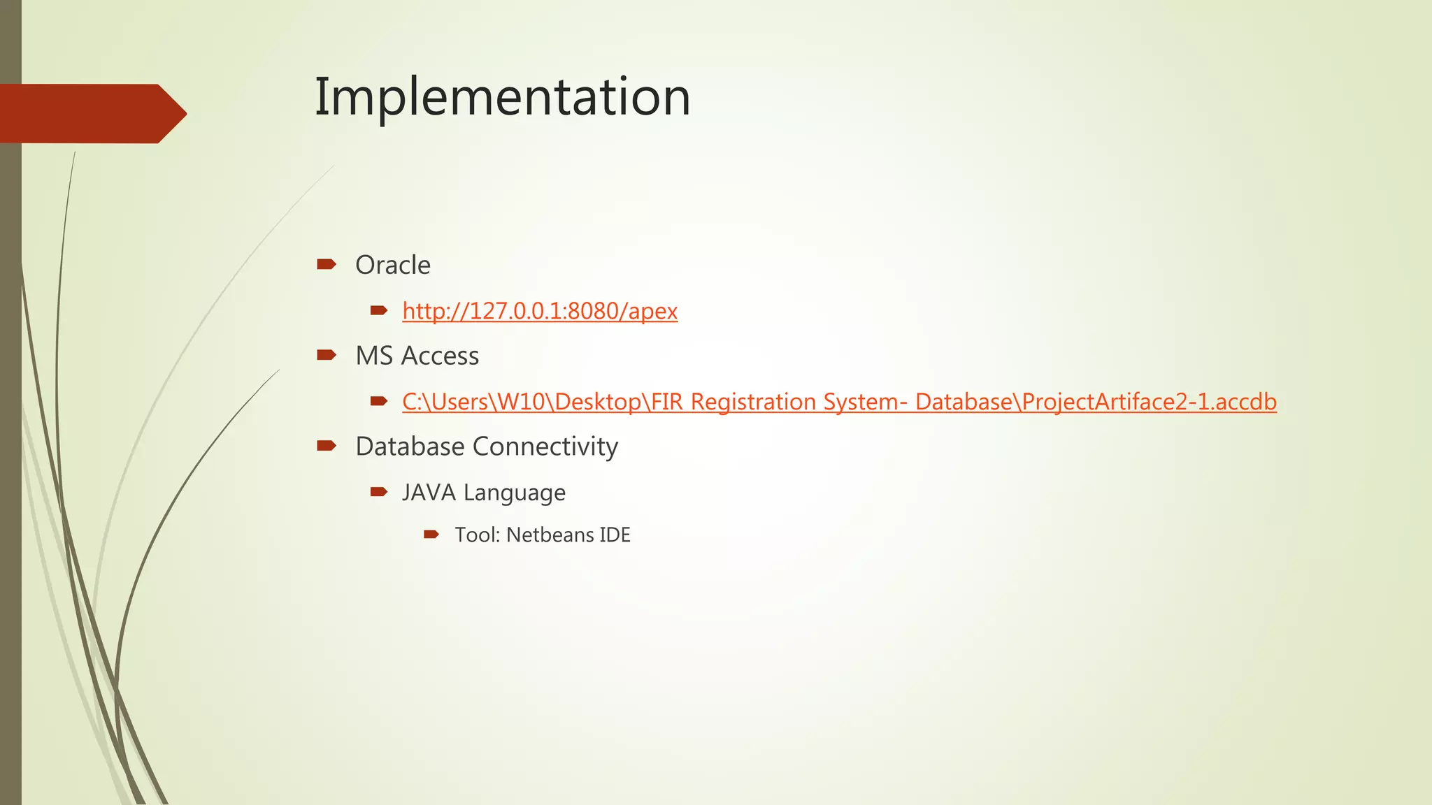 Fir registration system | PPTX
