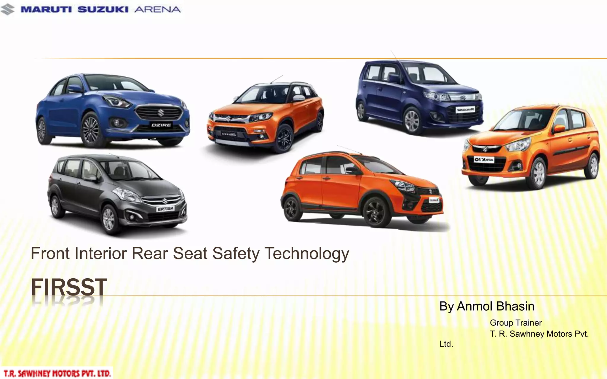 Maruti Suzuki's Product Description in FIRSST term | PPTX