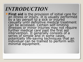 First aid | PPT