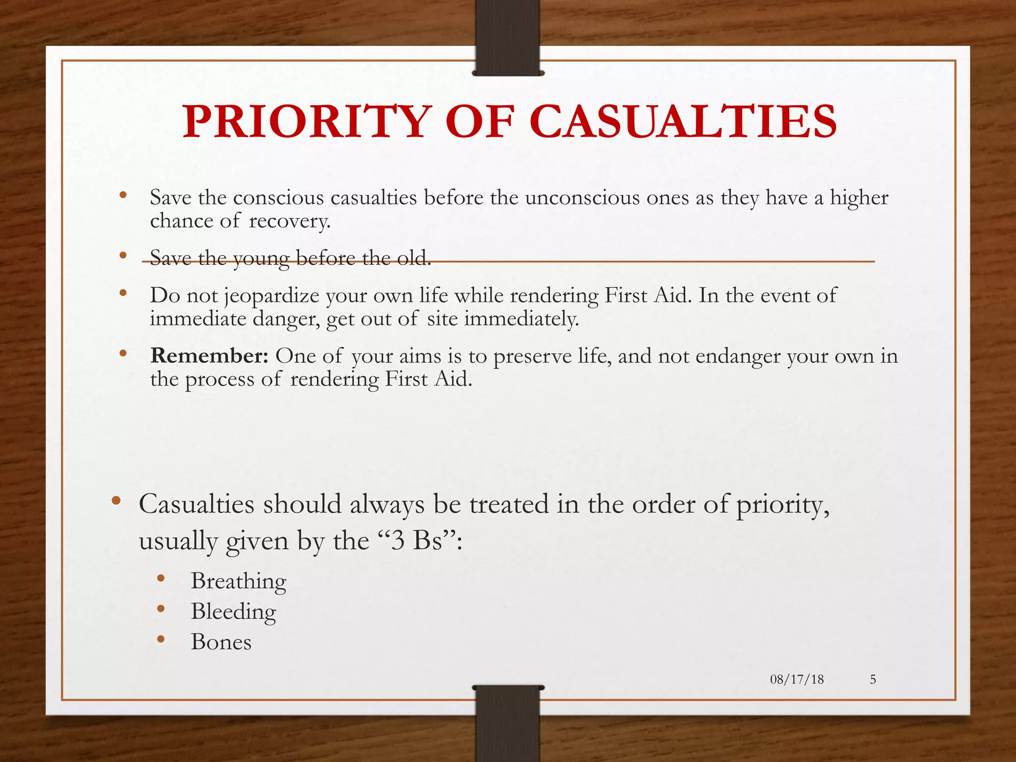 First aid | PPT