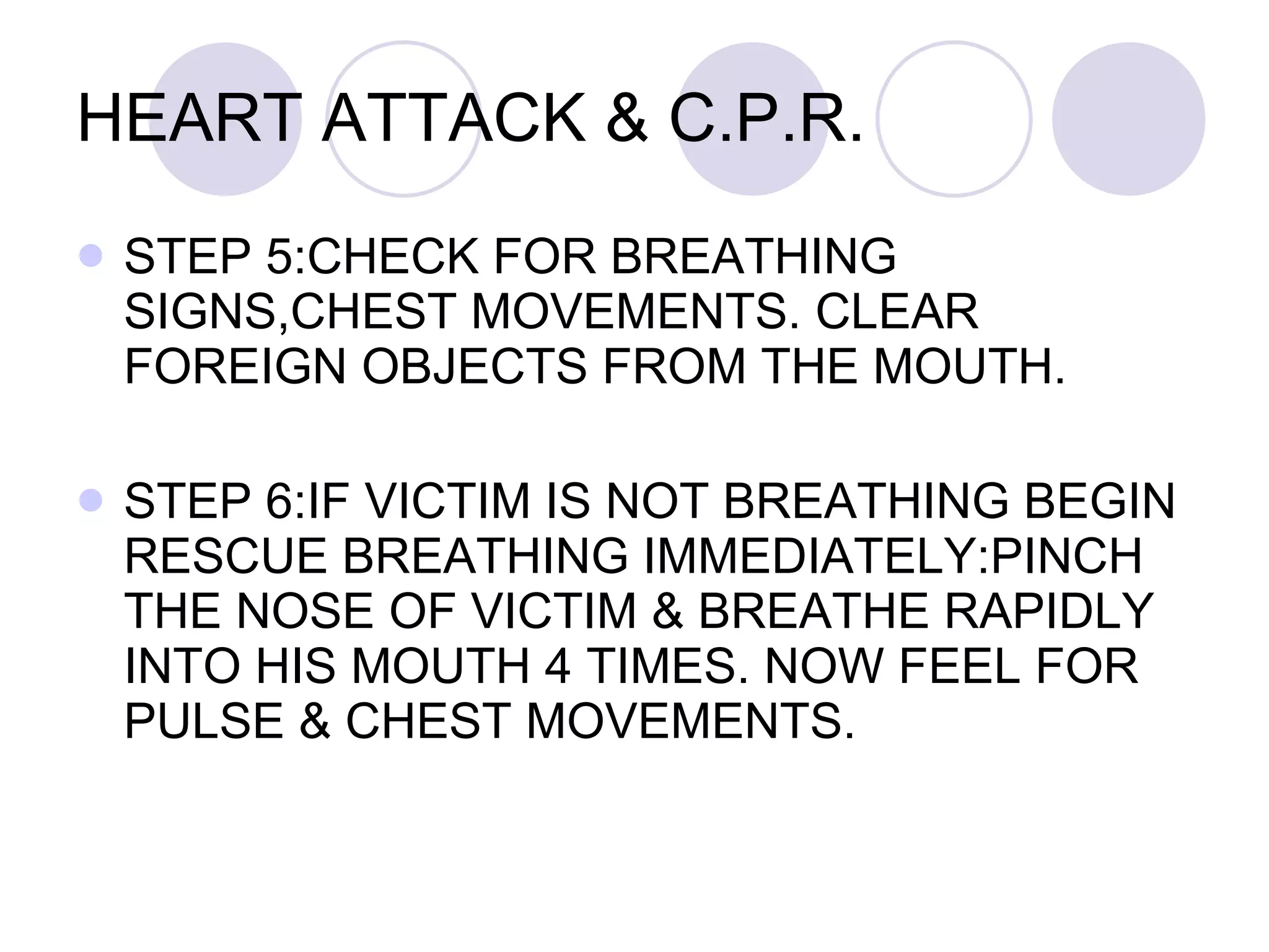 First Aid CPR SNAKE BITE | PPT