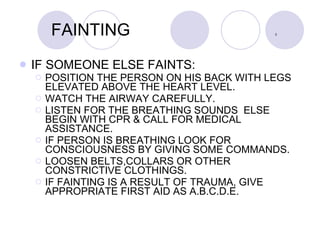 First Aid CPR SNAKE BITE | PPT