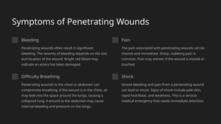 First-Aid-for-Chest-Injuries chest injuries | PPTX