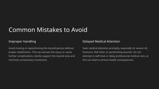 First-Aid-for-Chest-Injuries chest injuries | PPTX