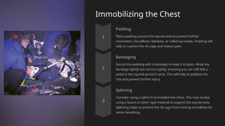 First-Aid-for-Chest-Injuries chest injuries | PPTX