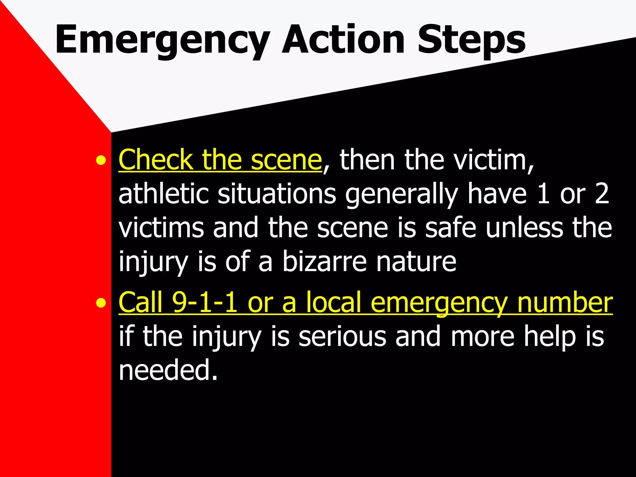 First Aid Fundamentals | PPT | First Aid | Injuries