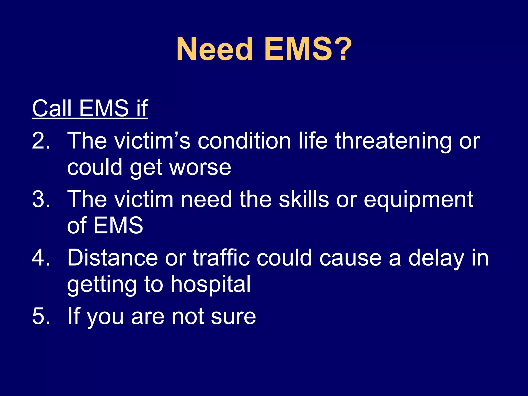 First Aid Principles And Practice | PPT