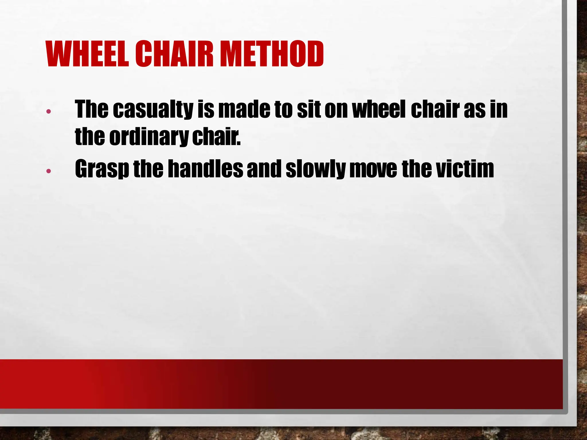 FIRST-AID-TRANSPORTATION-OF-THE-INJURED.pptx