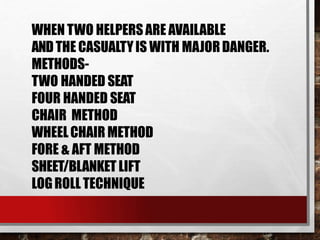 FIRST-AID-TRANSPORTATION-OF-THE-INJURED.pptx