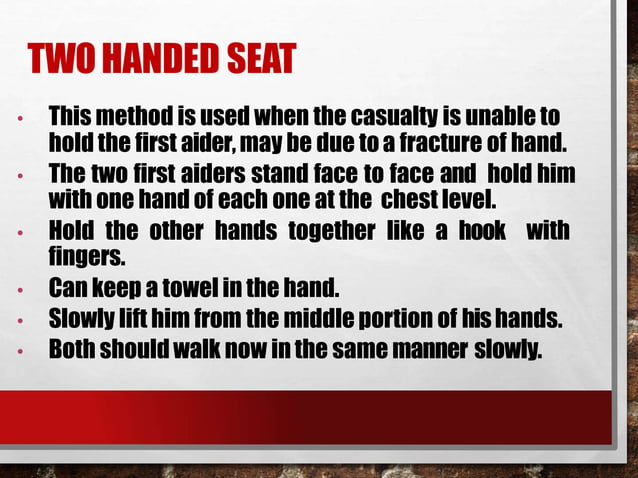 FIRST-AID-TRANSPORTATION-OF-THE-INJURED.pptx