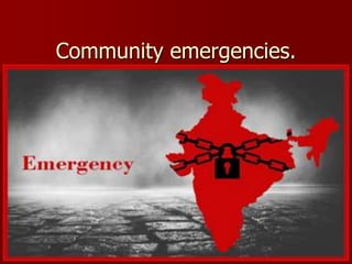-First-aid ppt GNM (community emergencies) | PPTX