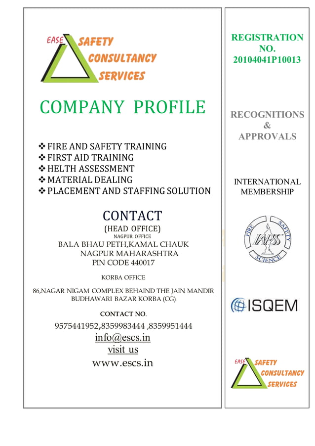 First aid proposal | DOCX