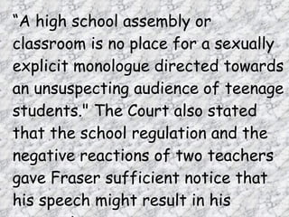 First Amendment at School | PPT