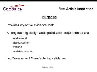 First-Article-Inspection-FAI-AS9102-Presentation.ppt