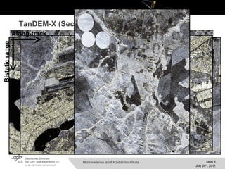 FIRST BISTATIC SPACEBORNE SAR EXPERIMENTS WITH TANDEM-X.ppt