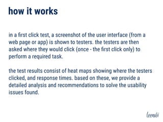 first click test | PPT
