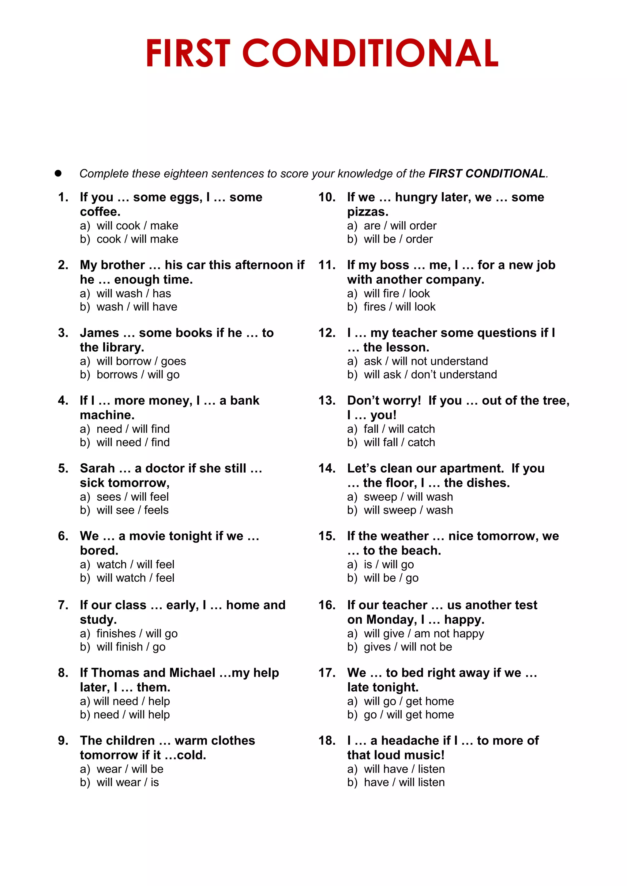 First cond-todo | PDF