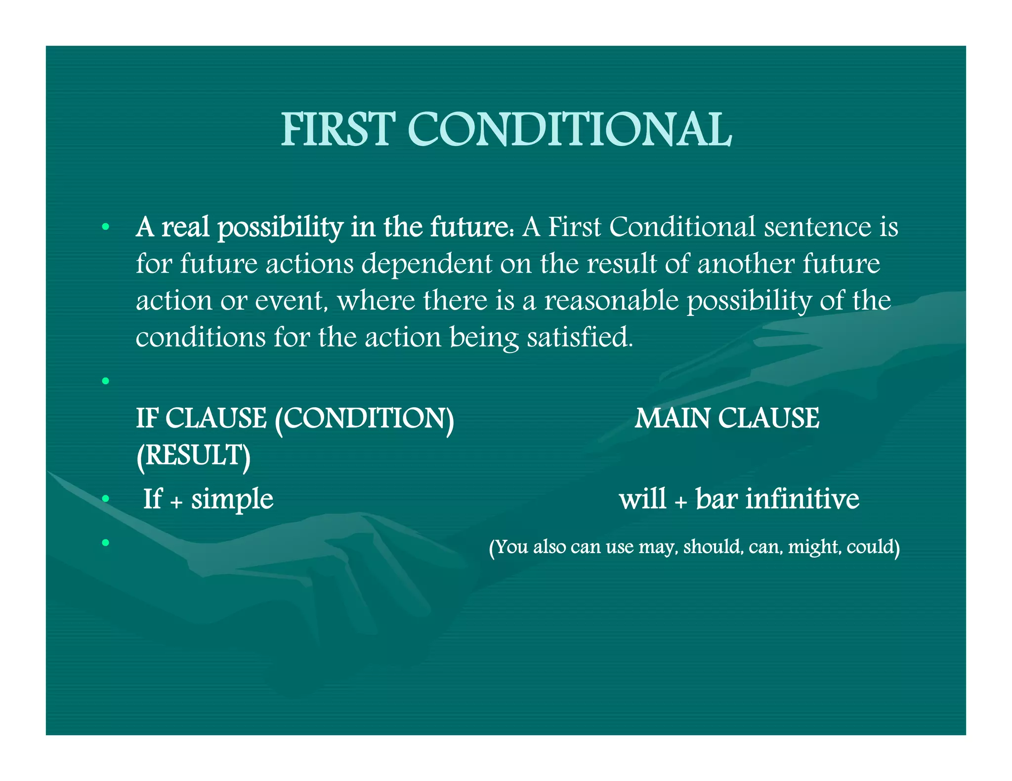 First conditional | PPT