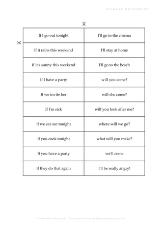 First conditional game | PDF