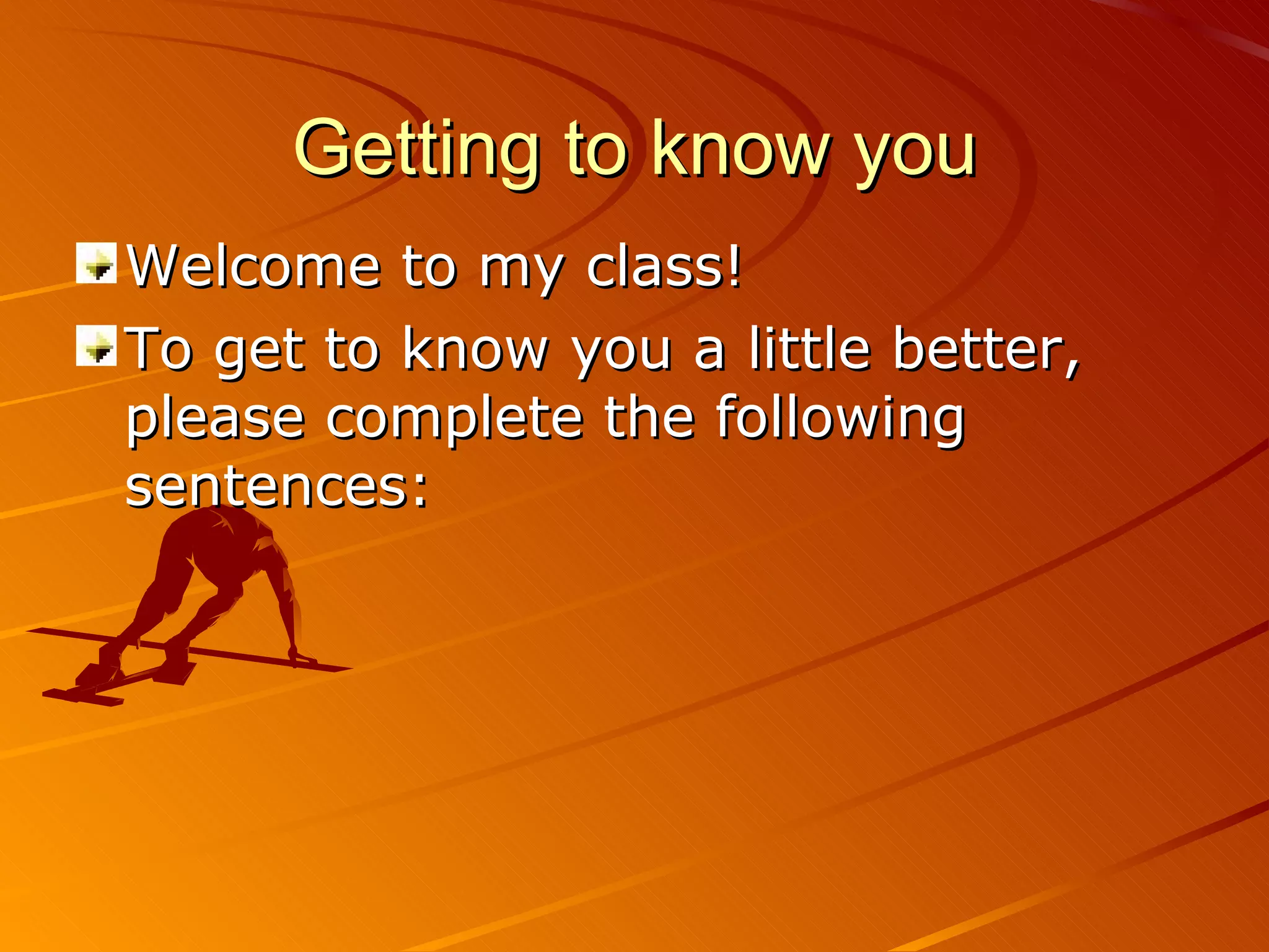 First Day Icebreaker | PPT
