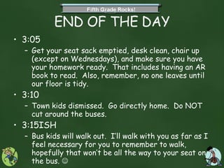 First Day Powerpoint Expectations | PPT
