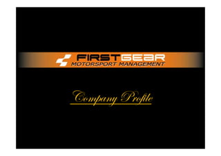 First Gear Company Profile | PDF