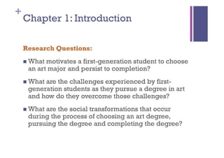 First-Generation Students | PDF | College Education | Education