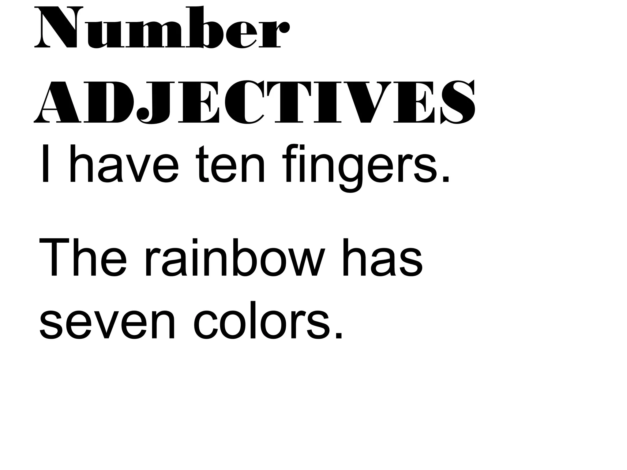 First grade-adjectives-lesson | PPT
