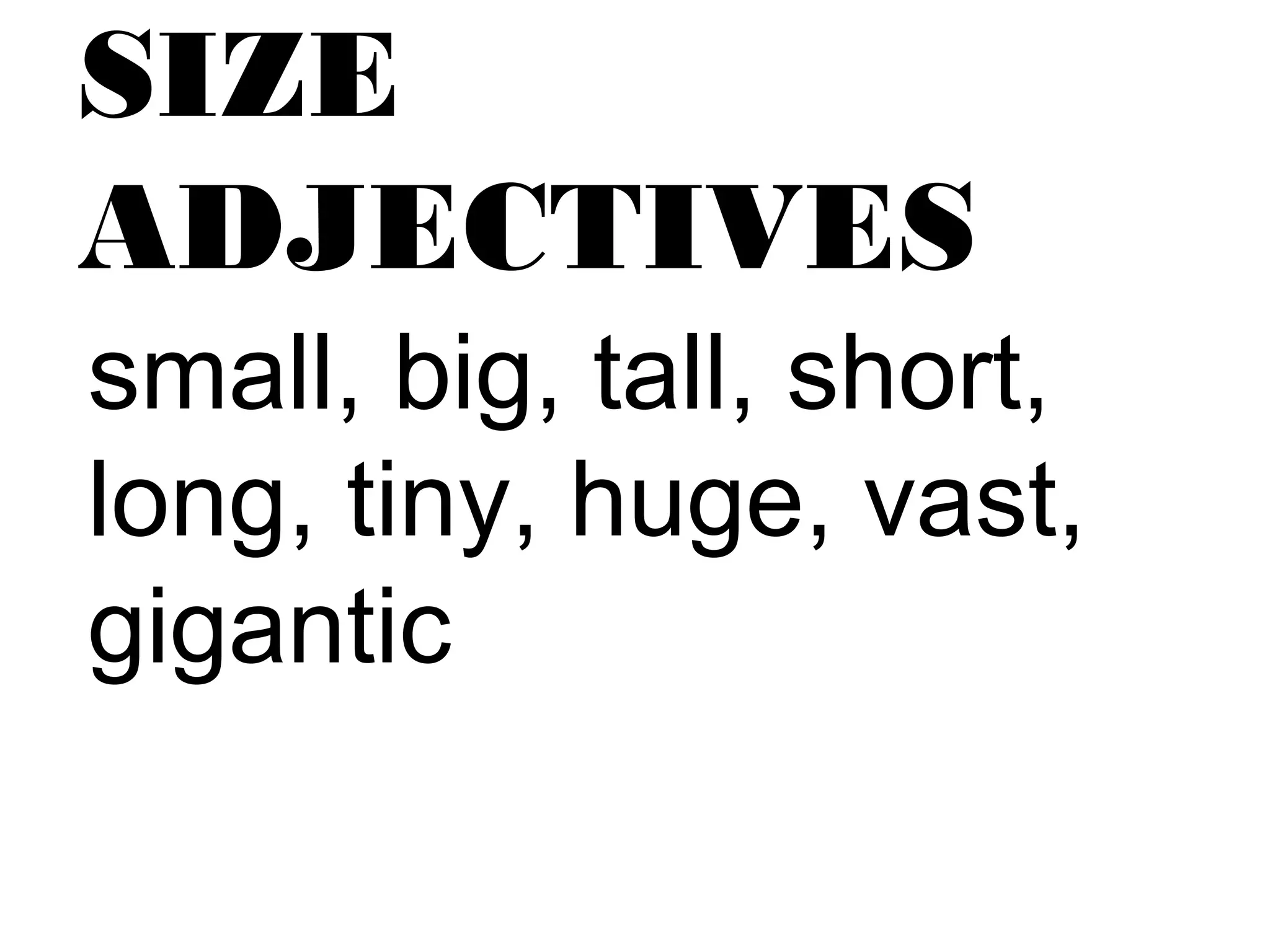First grade-adjectives-lesson | PPT