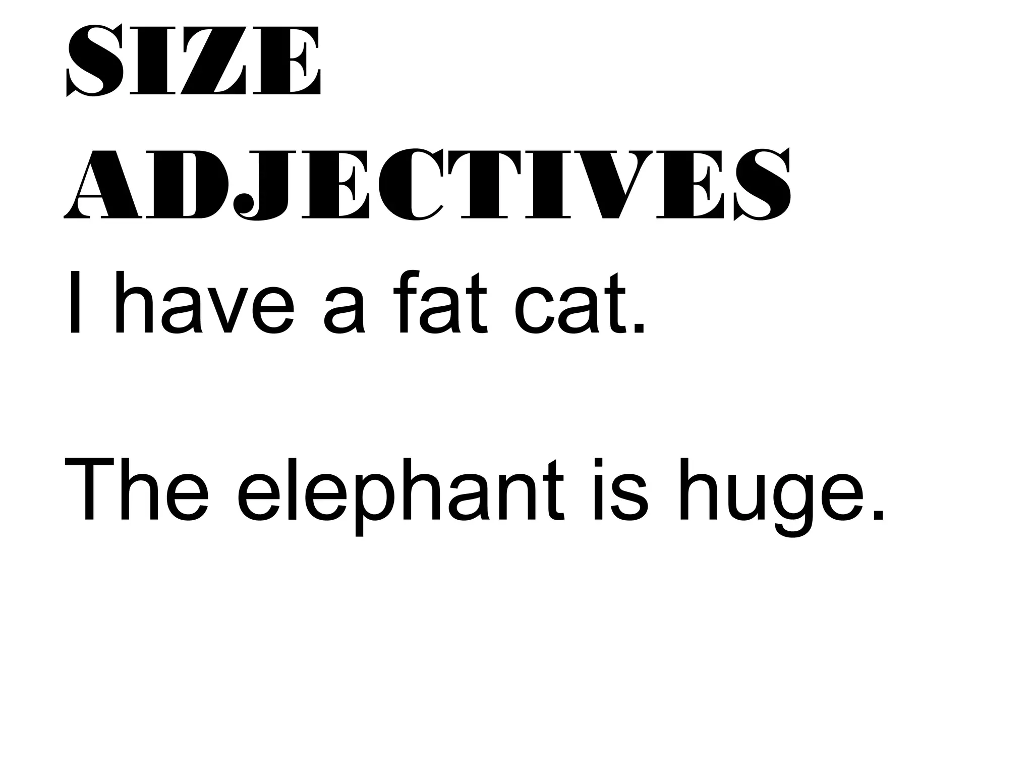 First grade-adjectives-lesson | PPT