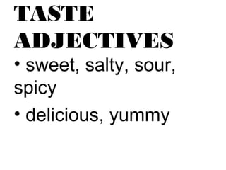 First grade-adjectives-lesson | PPT