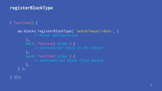 Your First Gutenberg Block | PPT