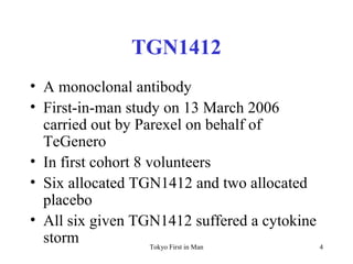 First in man tokyo | PPT